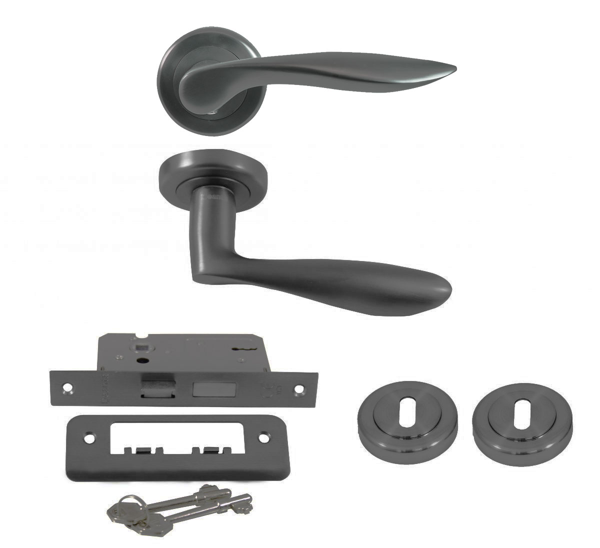 ARAN BLACK GRAPHITE - Deanta Doors
